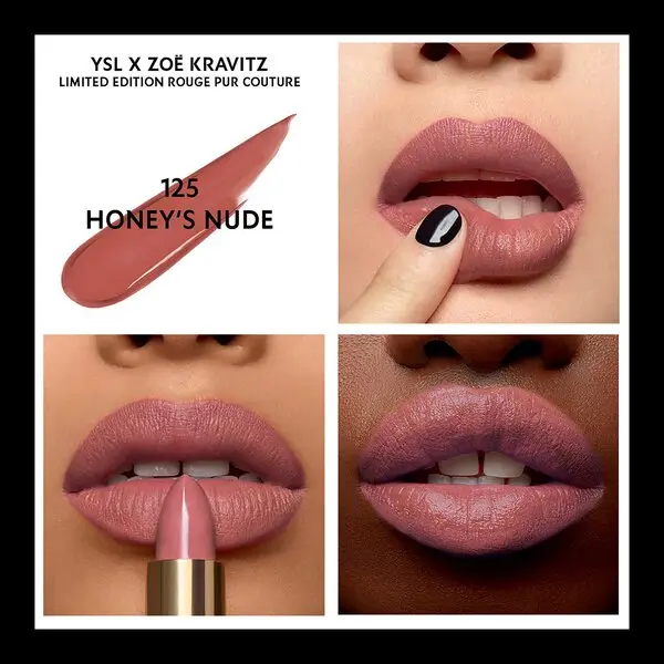 Saint Laurent Zoe Kravitz Limited Edition Rouge Pur Couture In 123